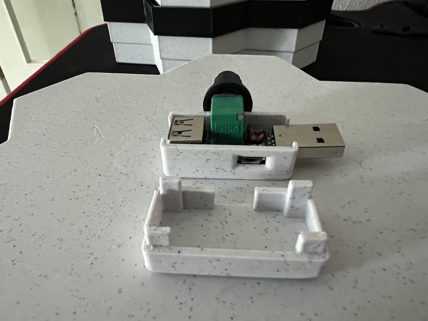 USB Potentiometer/USB Fan Speed Controller Case - Covic 3D